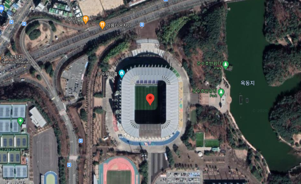 Ulsan Munsu Football Stadium - the KA the Kick Algorithms
